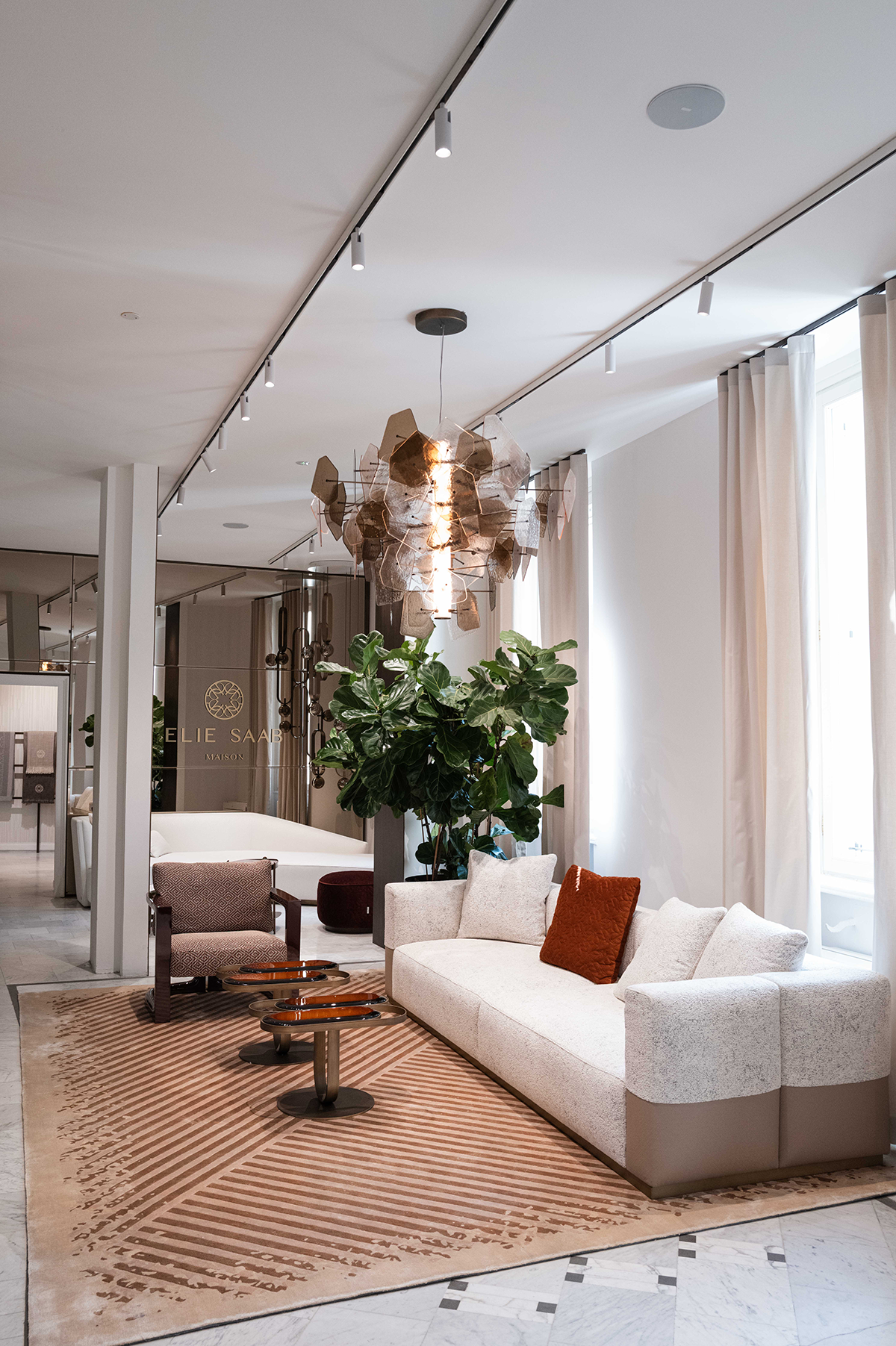 Elie Saab Maison unveils its new flagship in Milan during Milano design week 2025 with Sculpted ...